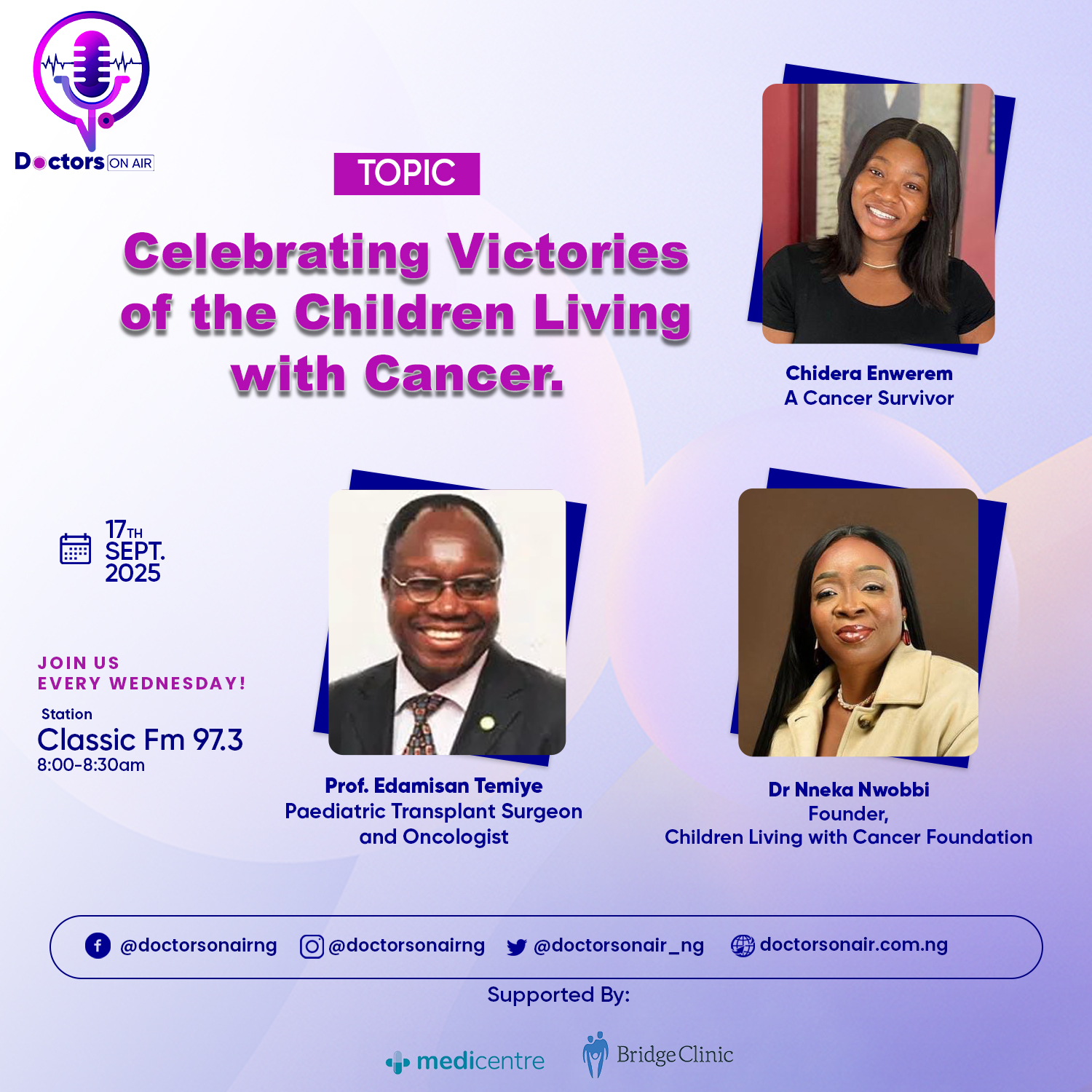 Celebrating Victories of the Children Living with Cancer - Doctors on Air